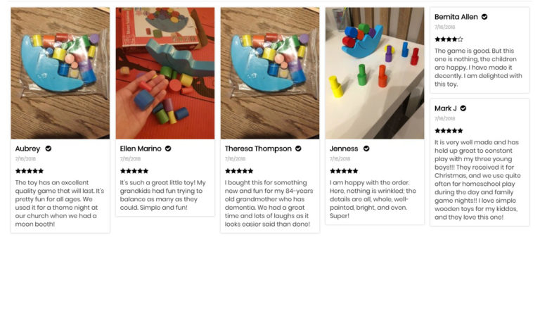 Wood Moon Balancing Game - eComChef